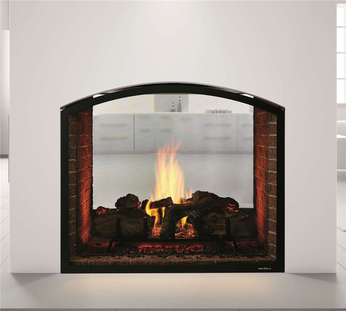 Gas Fireplaces - Escape See-Through - Kastle Fireplace